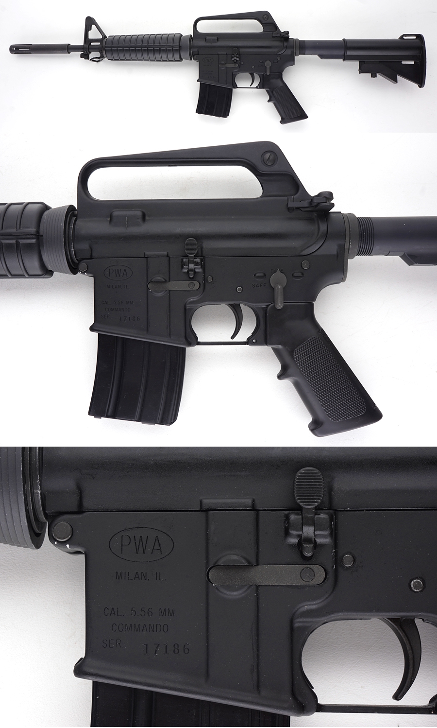 Pwa Ar-15 Commando Pre-Ban 5.56mm/.223 Semiauto Rifle Excellent ...
