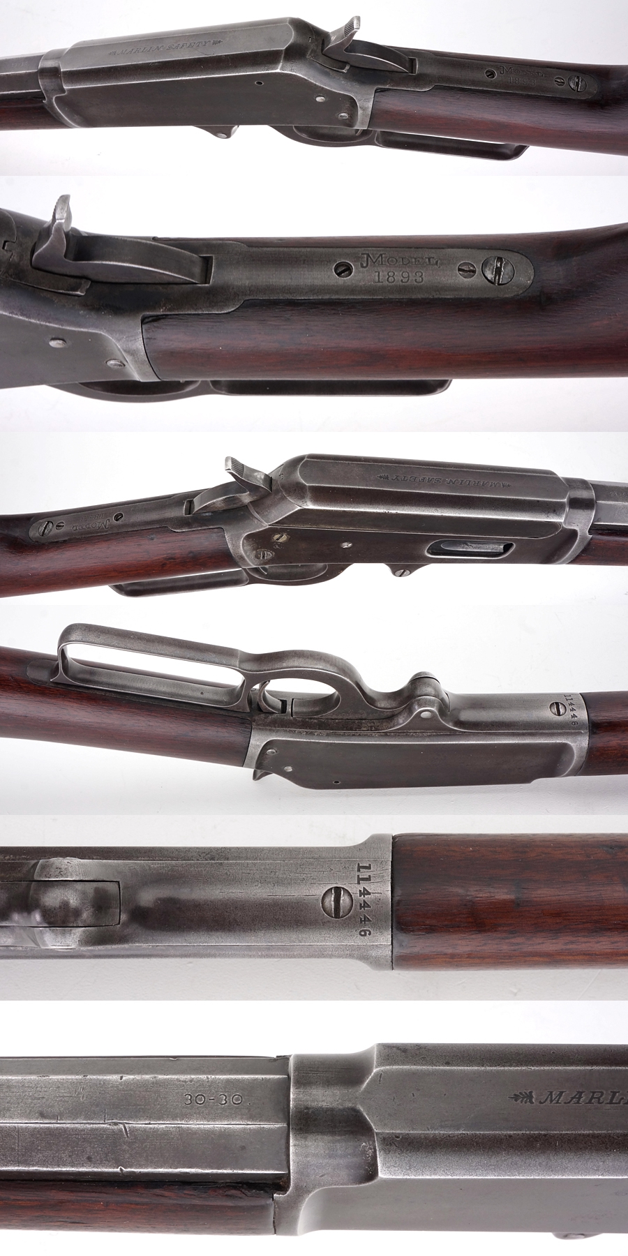 Marlin Model 1893 Lever Action Rifle .30-30 Made 1895 No Ffl Needed For ...