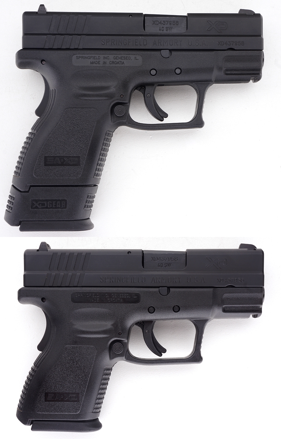 Springfield Xd-40 X-Treme Duty Sub-Compact .40 Cal Semi Automatic ...