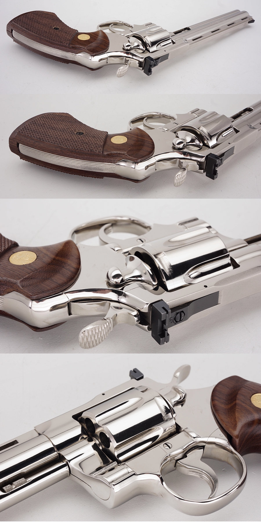 Colt Python 357 Magnum Nickel 8 Inch Revolver Made 1980 In Minty ...