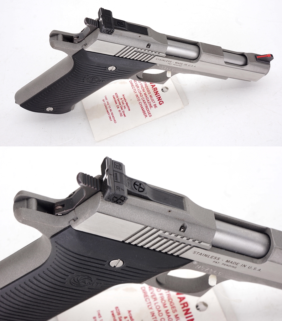 Amt Automag Ii .22 Magnum Med-Size Semiauto Stainless Target Pistol ...