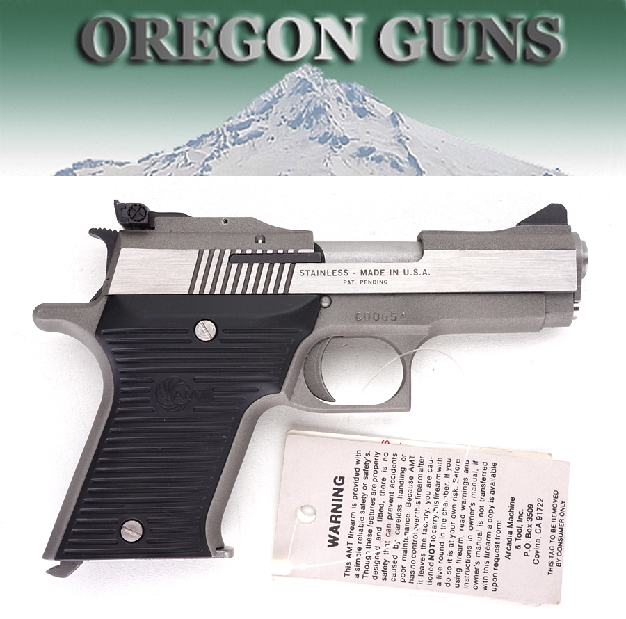 Amt Automag Ii .22 Magnum Compact Semiauto Stainless Target Pistol Lnib ...