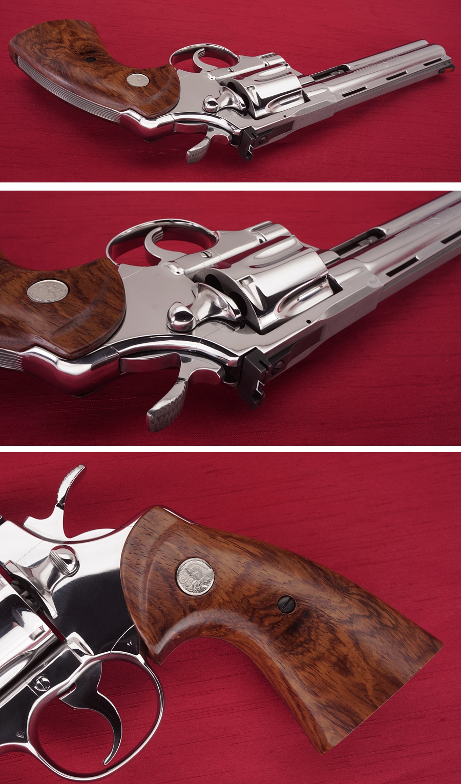 COLT DOUBLE DIAMOND PYTHON OFFICERS MODEL SET W/DISPLAY CASE MINTY ...