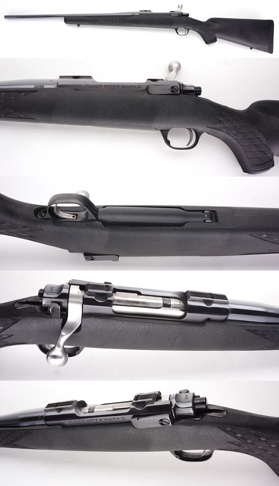 Sturm Ruger M77 Mark Ii Bolt Action Rifle W/Scope Rings .308 Win Very ...