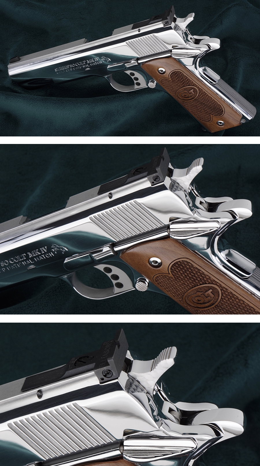 Colt National Match Royal Stainless Gold Cup .45 Talo Exclusive 1 Of ...