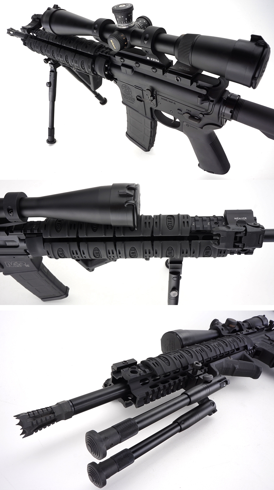 Smith & Wesson M&P15 Ar-15 5.56 Nato/.223 Ar15 Tricked-Out Extras Must ...