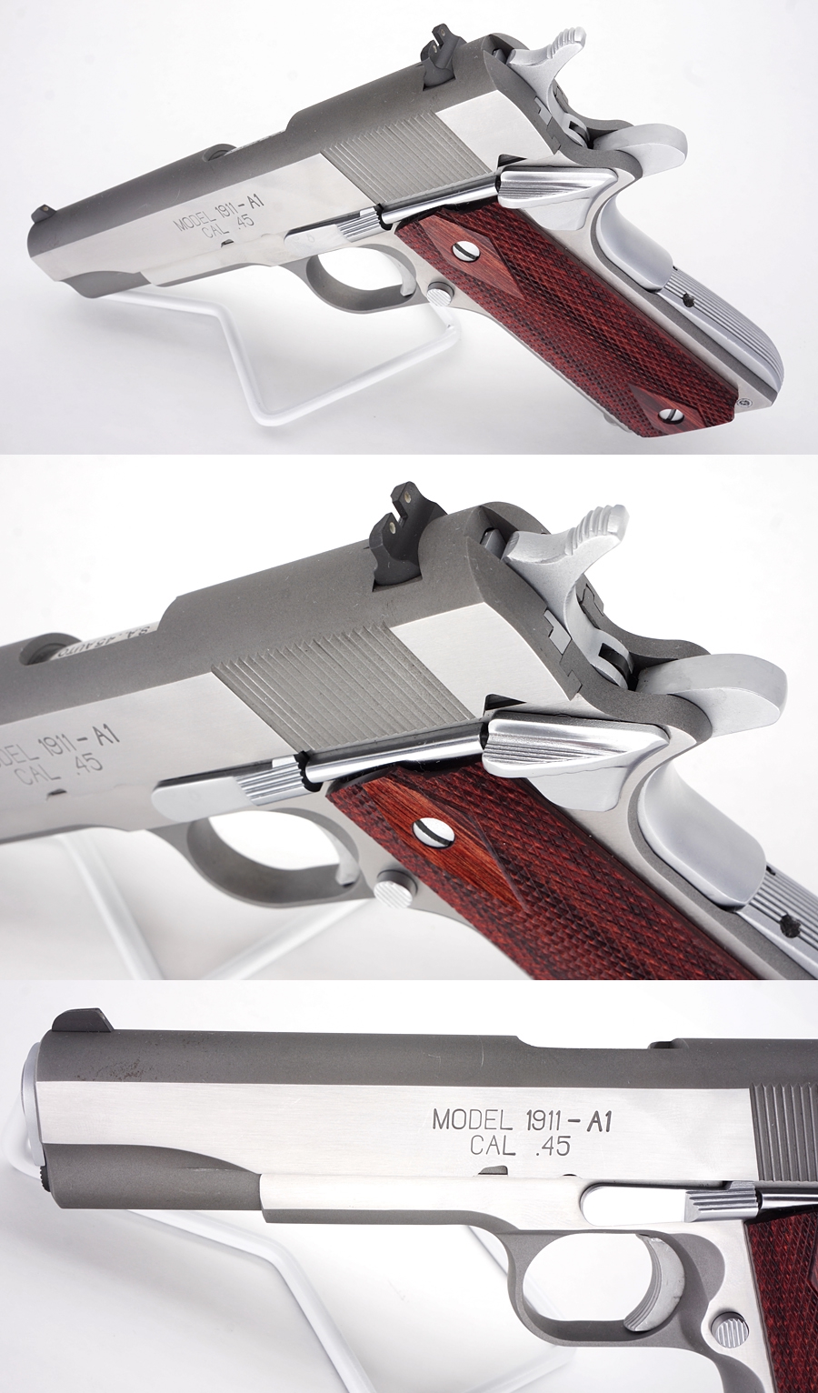 Springfield Armory 1911-A1 Stainless Steel .45 Acp Pistol Excellent Condition For Sale at ...