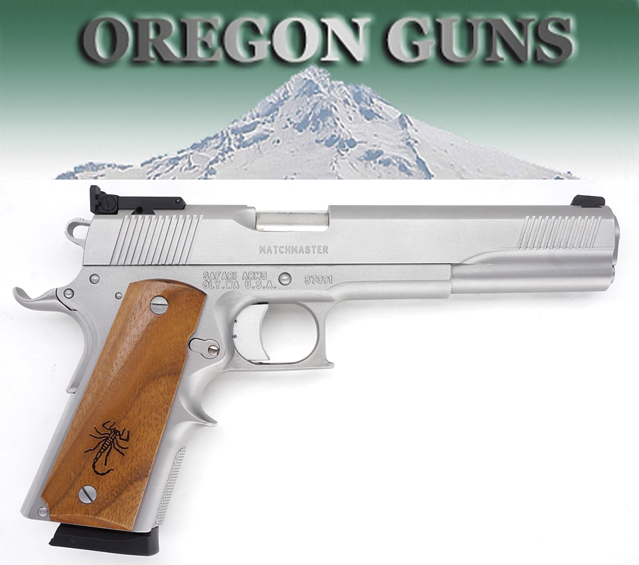 Safari Arms (Olympic Arms) Matchmaster 1911 Semiauto .45 Acp Pistol Nib ...