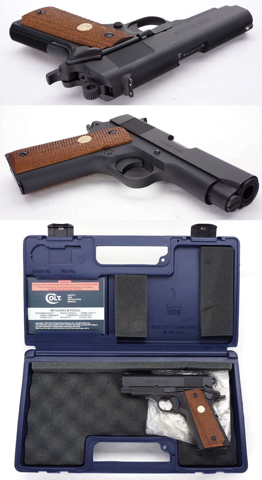 Colt 1911 Recon Compact Semiauto 45 Acp Pistol Very Limited 1 Of 1000 ...