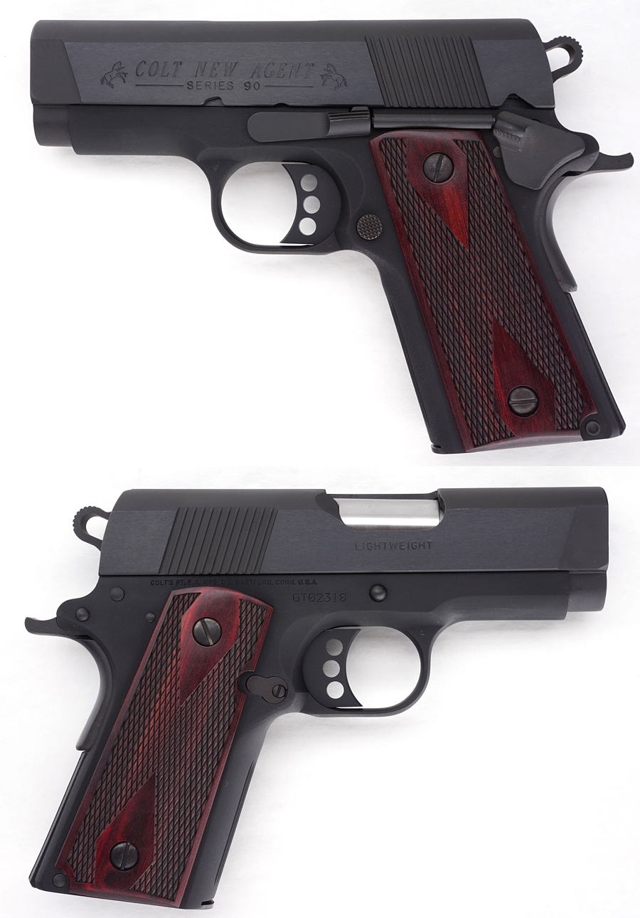 Colt New Agent Series 90 Lightweight Semiauto .45 Acp Excellent ...