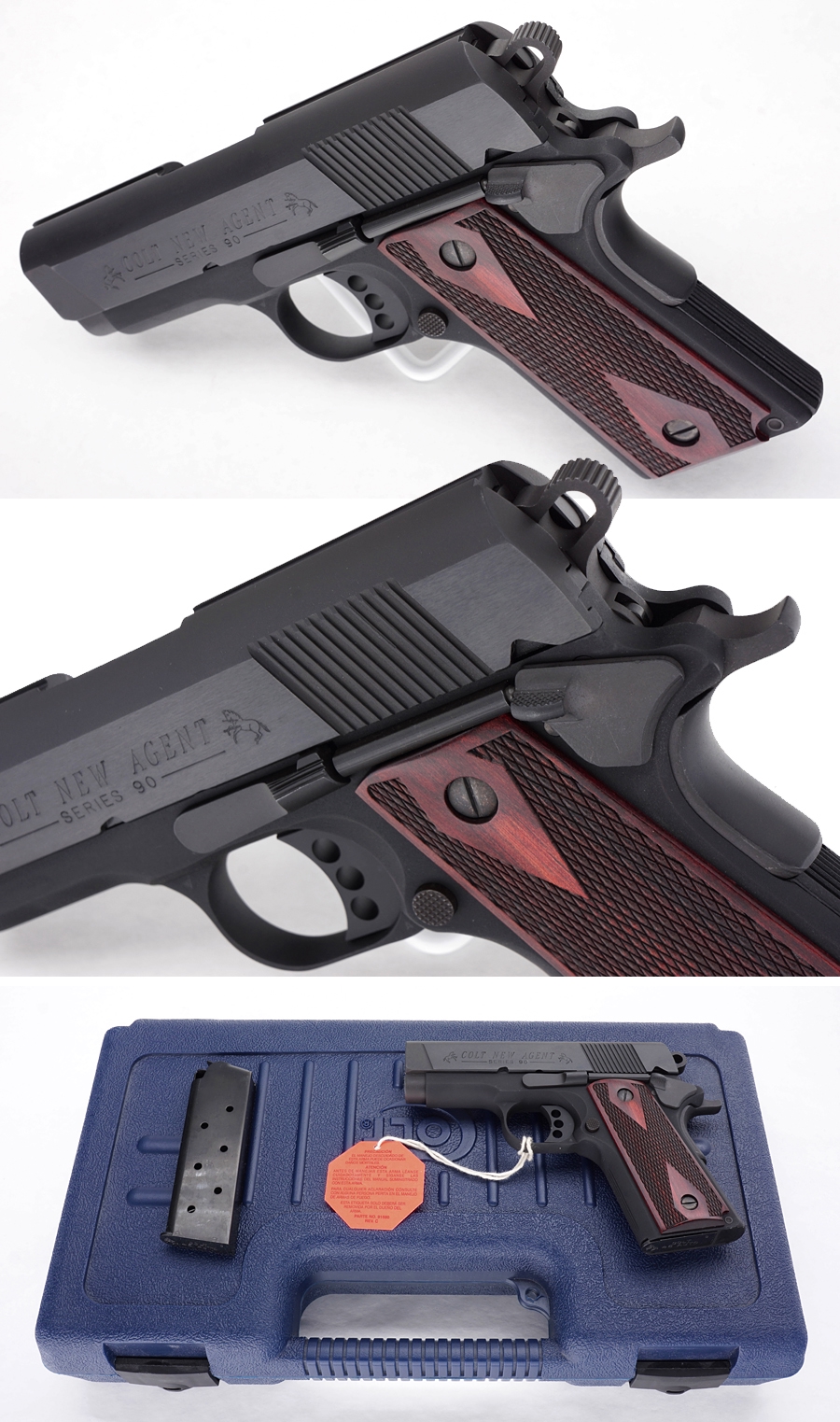 Colt New Agent Series 90 Lightweight Semiauto .45 Acp Excellent ...