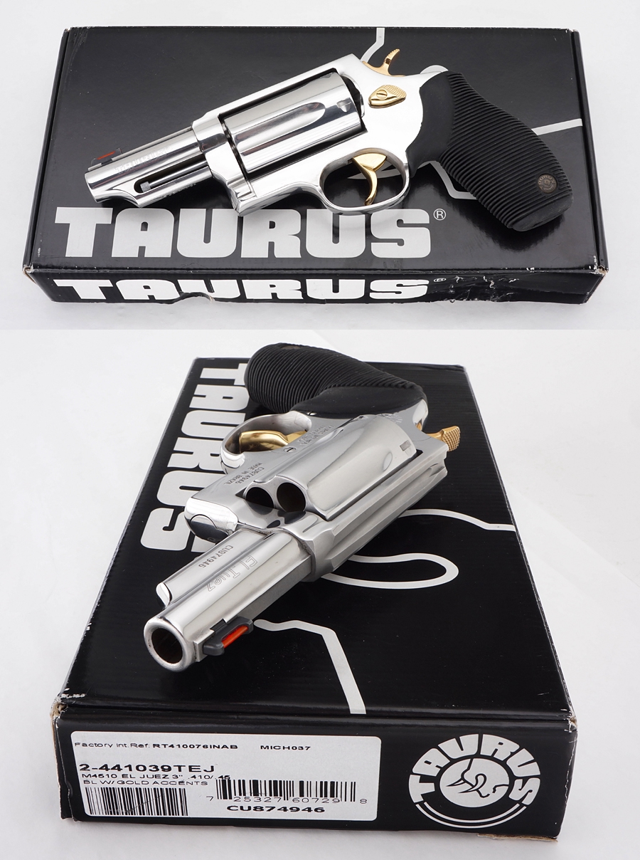 Taurus Judge El Juez Limited Edition Polished Stainless Revolver .410 ...