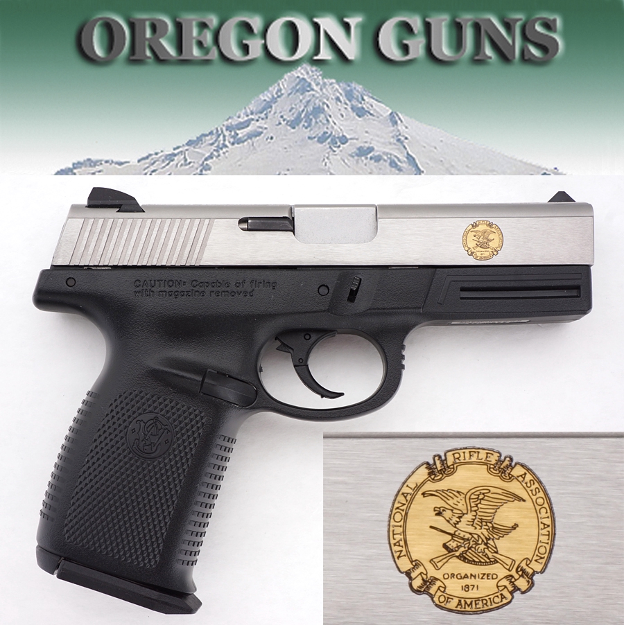 Smith & Wesson Model Sw40e Nra Stainless Sigma .40 S&W Semiauto Pistol ...