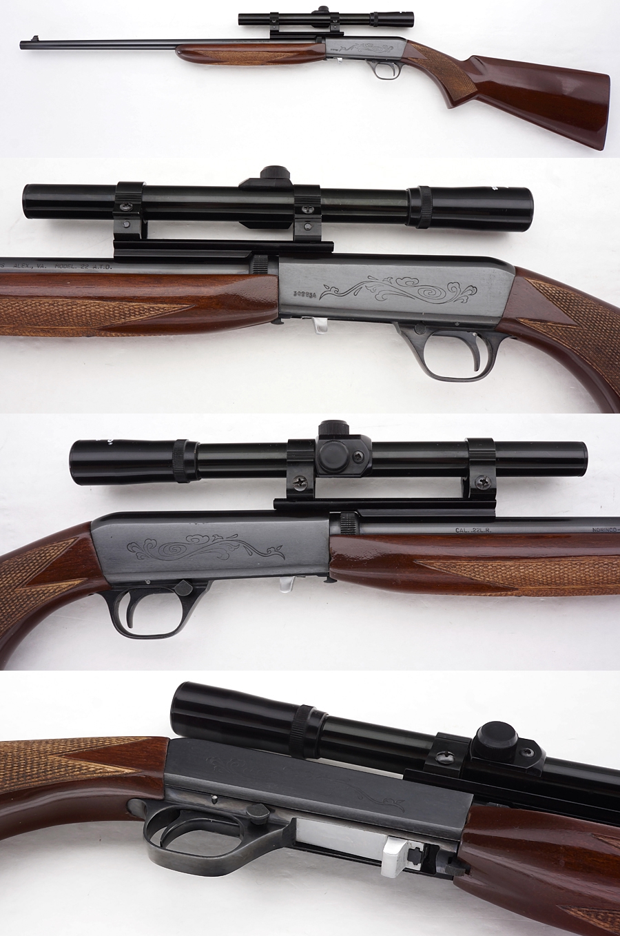 Interarms Model 22 Atd (Browning .22 Sa) Take-Down Semi Rifle With ...