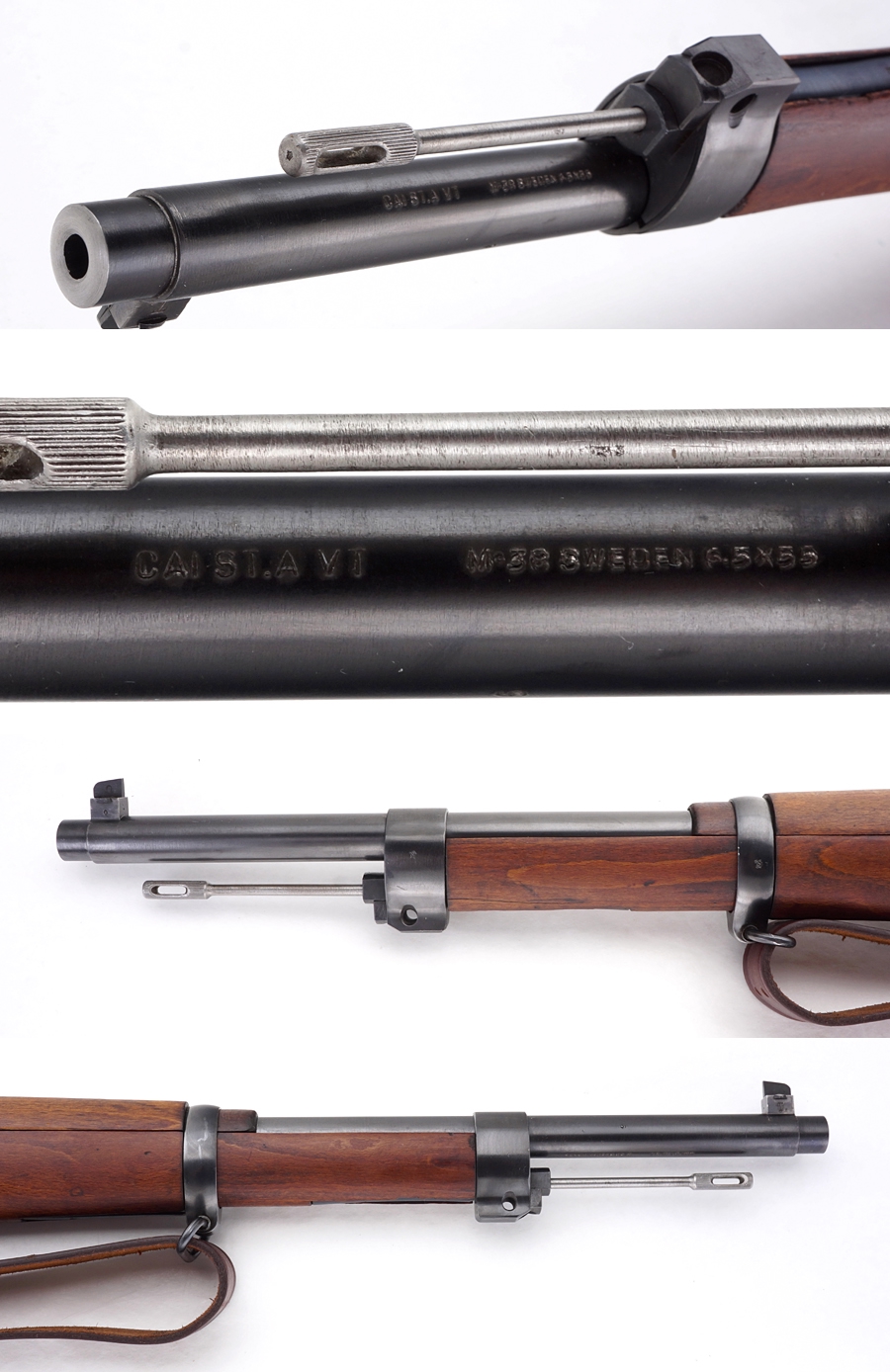 Wwii Swedish Mauser M38 Husqvarna Short Rifle 6.5x55mm Mfg 1942 C&R Ok ...