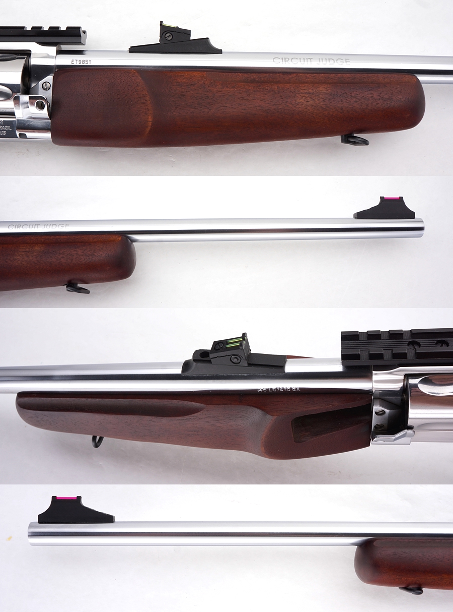Taurus Circuit Judge Stainless Revolver Rifle/Shotgun .45lc .410ga ...