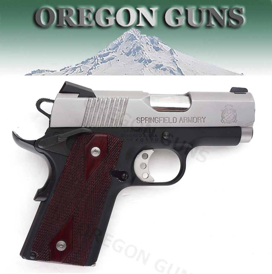 Springfield Armory 1911-A1 Micro Compact Custom Loaded Lightweight .45 ...