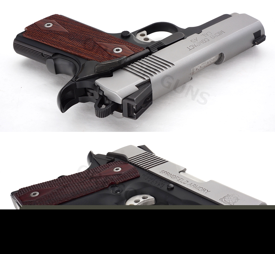 Springfield Armory 1911-A1 Micro Compact Custom Loaded Lightweight .45 ...