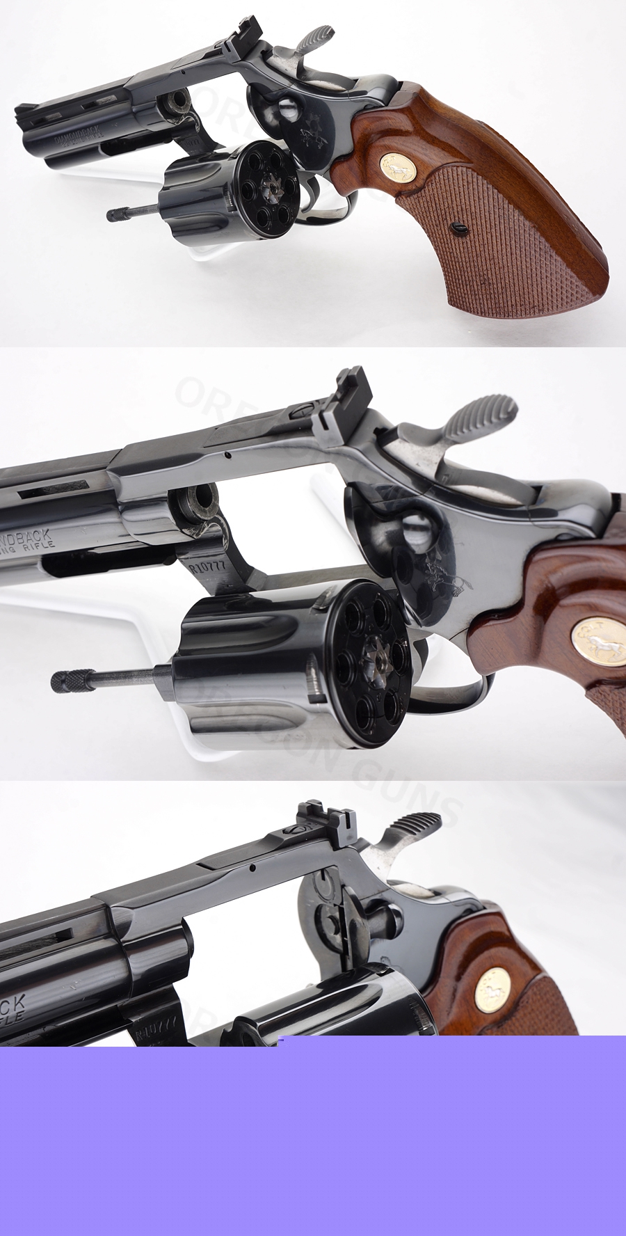 Colt Diamondback Revolver 4 Inch Barrel Blue .22 Lr Made 1977 Excellent ...