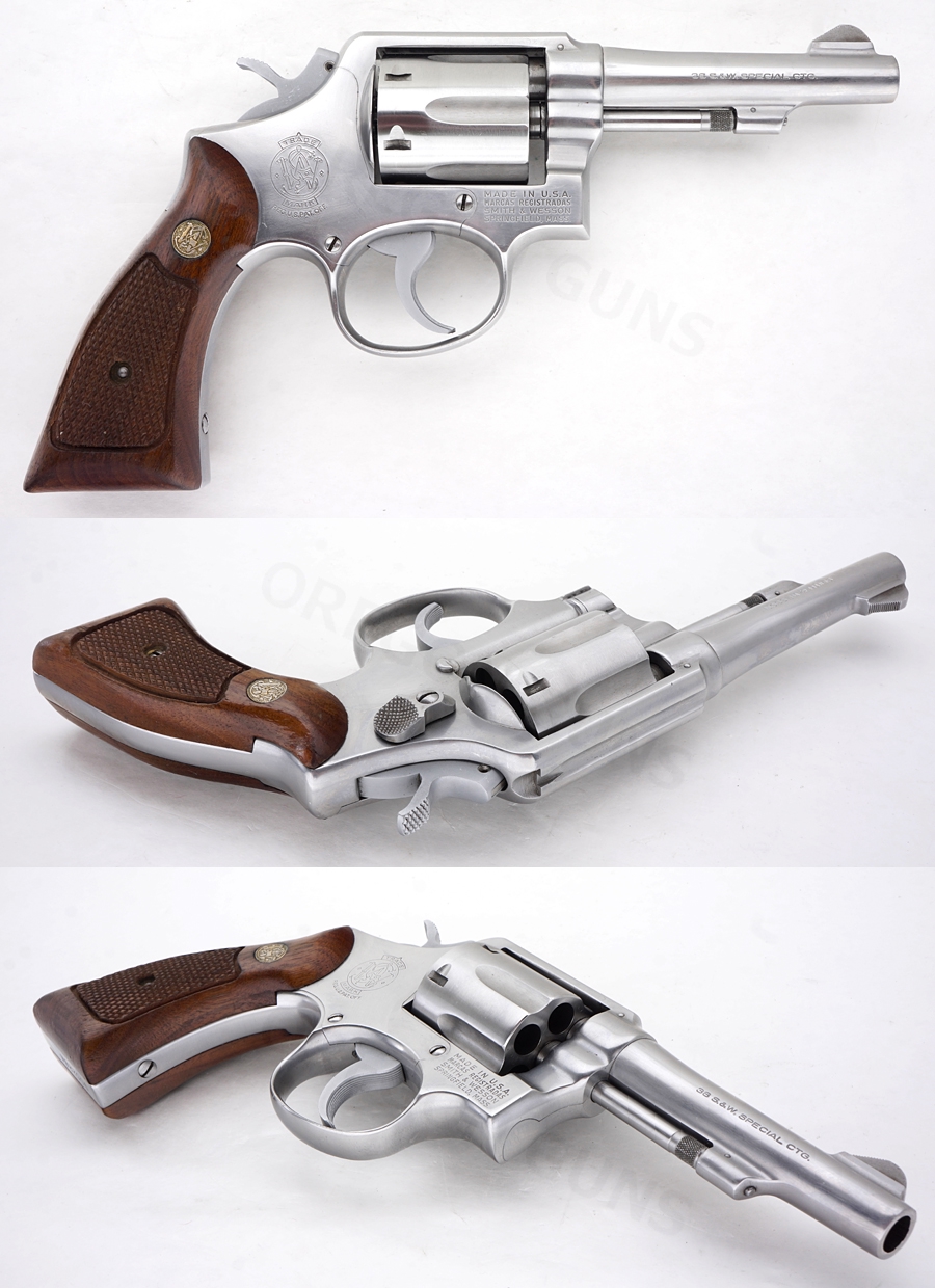 Smith & Wesson S&W Model 64 Stainless Revolver .38 Spl 4 Inch Barrel Mfg 1973 Sn# D552284 For ...