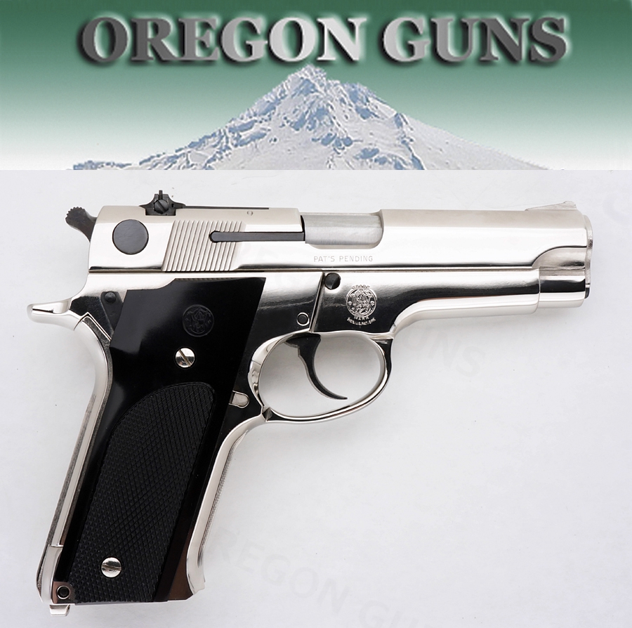 Smith & Wesson S&W Model 59 Nickel Semiauto 9mm Pistol In Excellent In ...