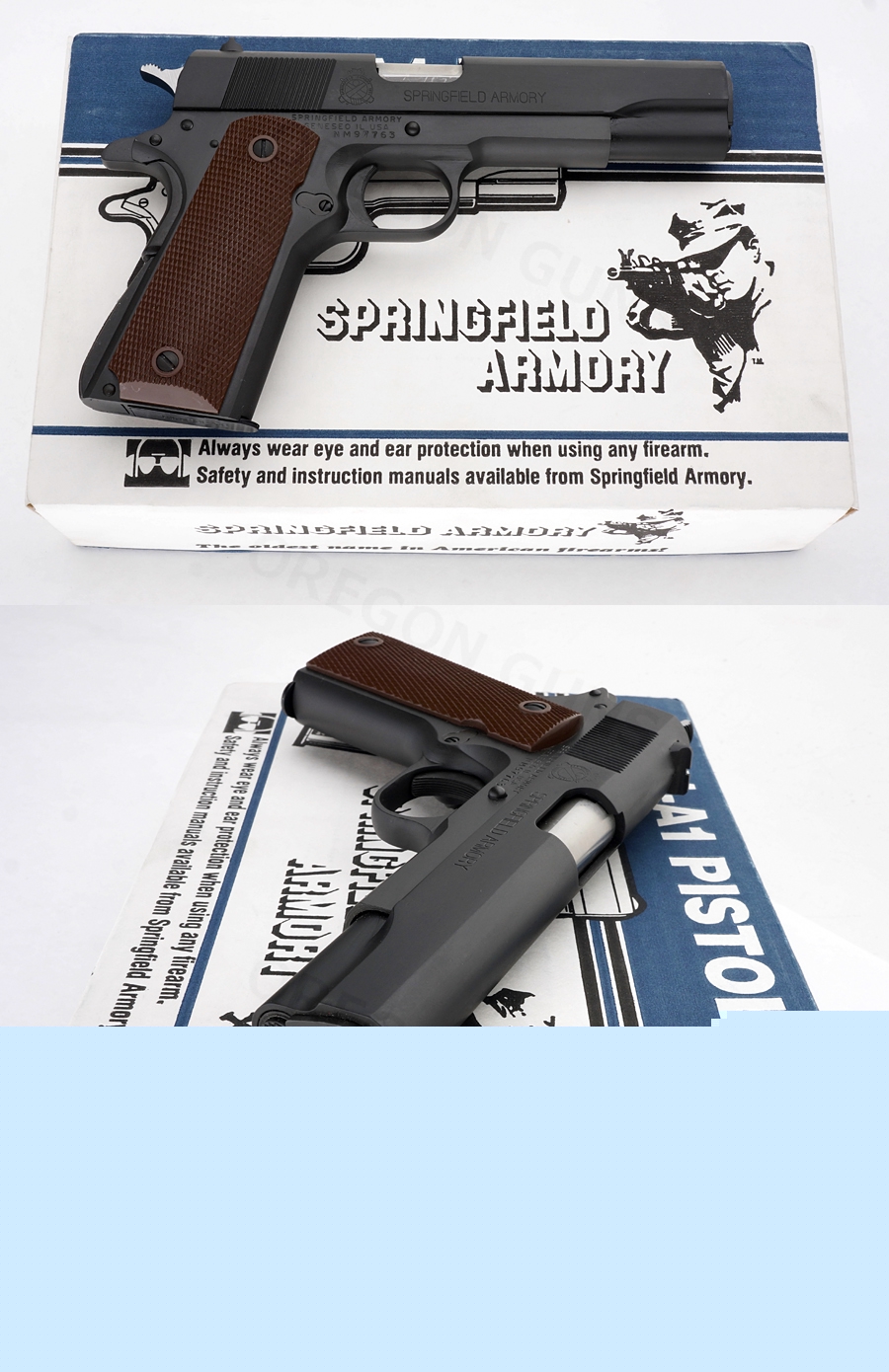 Springfield Armory 1911-A1 ***.38 Super*** Parkerized Pistol Like New ...