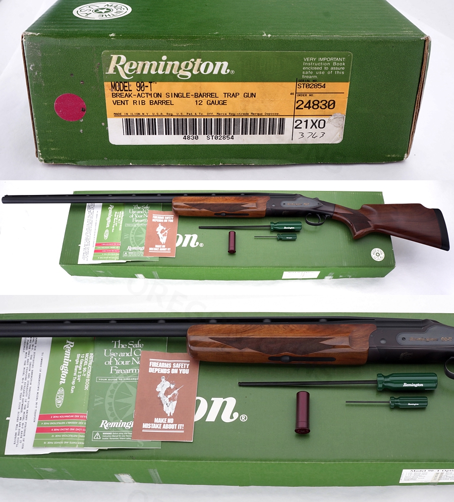 Remington Model 90-T Break-Action Single-Barrel Trap Gun 12 Ga Shotgun ...