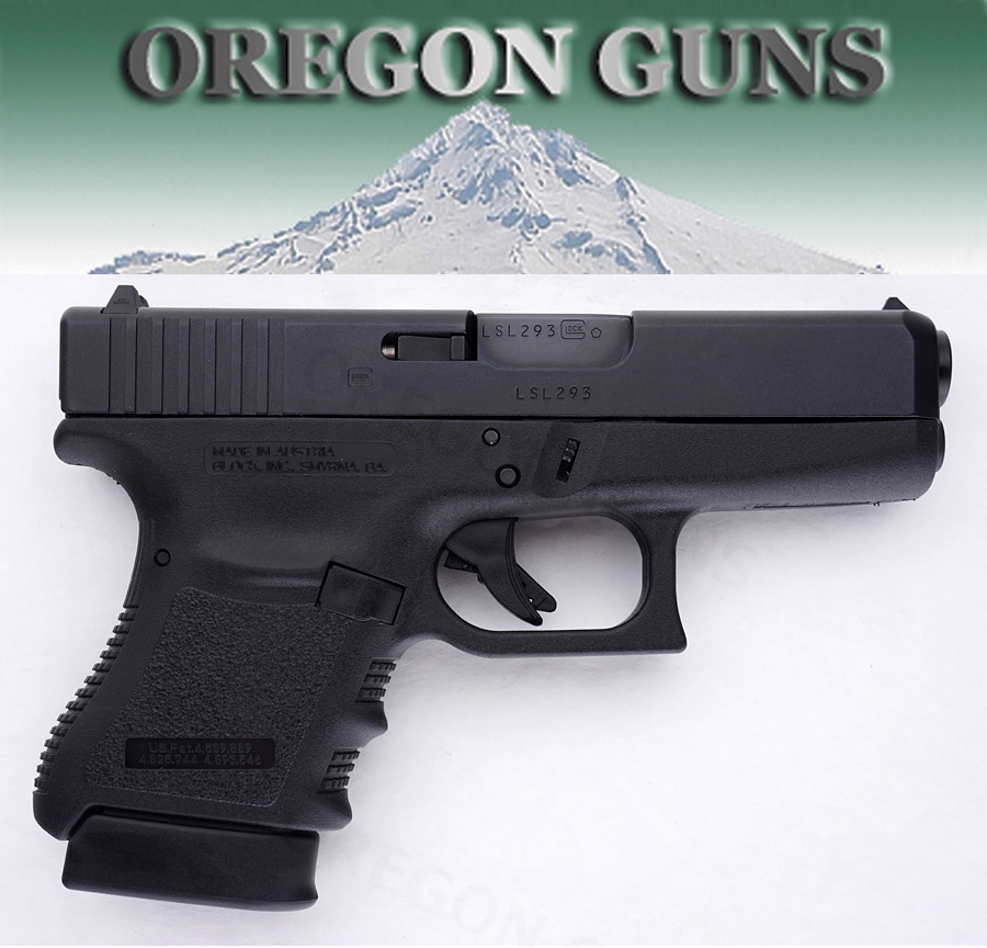 Glock Model 36 Sub-Compact .45 Acp Semi Pistol 3rd Gen 3 Mags Like New ...