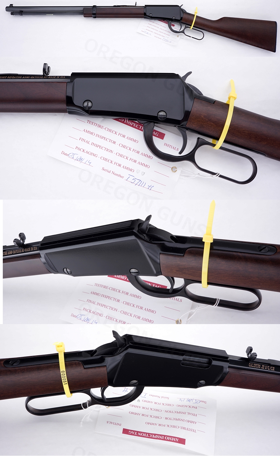 Henry Repeating Arms Co. Model H001t Hexagon Barrel Lever Action .22 ...