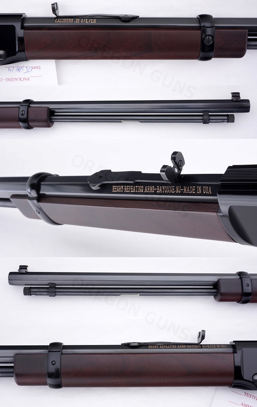 Henry Repeating Arms Co. Model H001t Hexagon Barrel Lever Action .22 ...