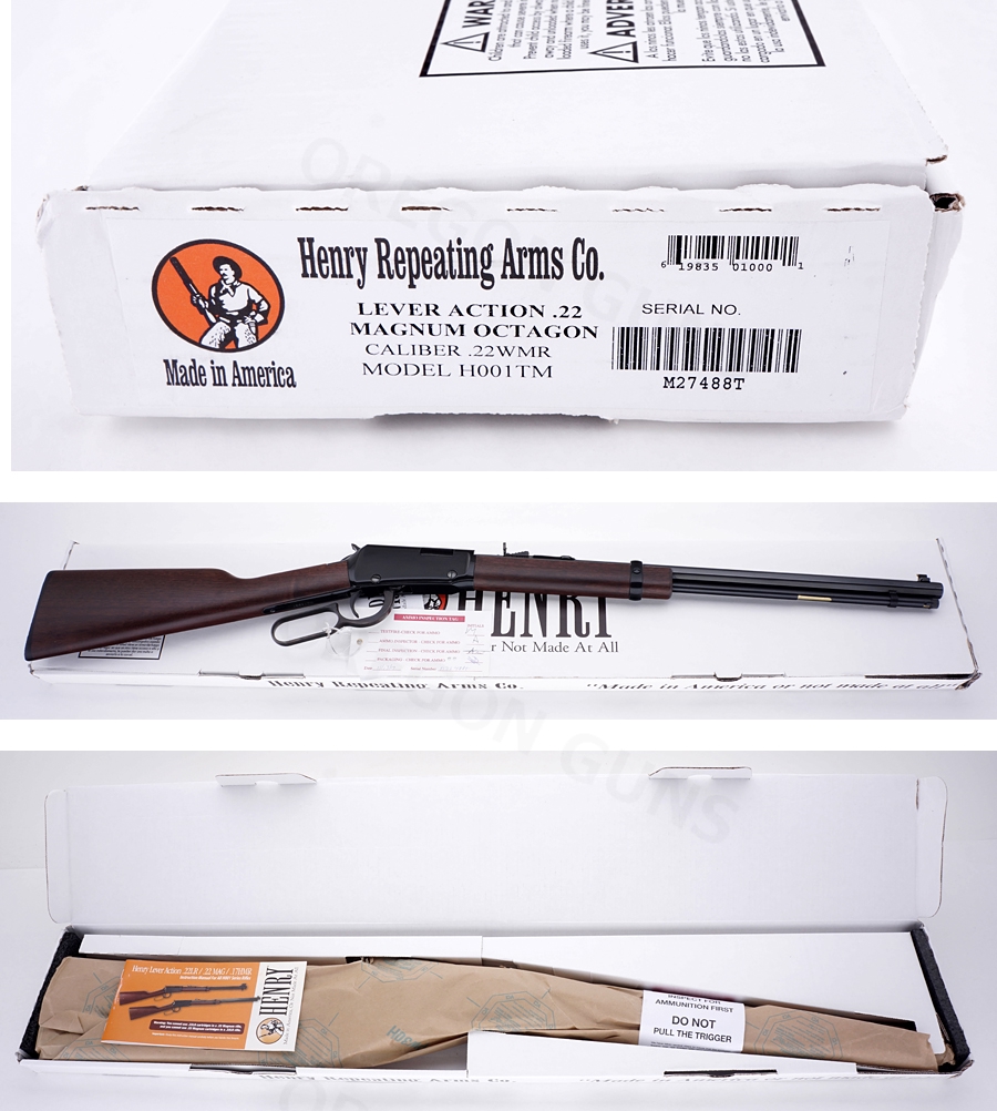 Henry Repeating Arms Co. Model H001tm Hexagon Barrel Lever Action .22 ...