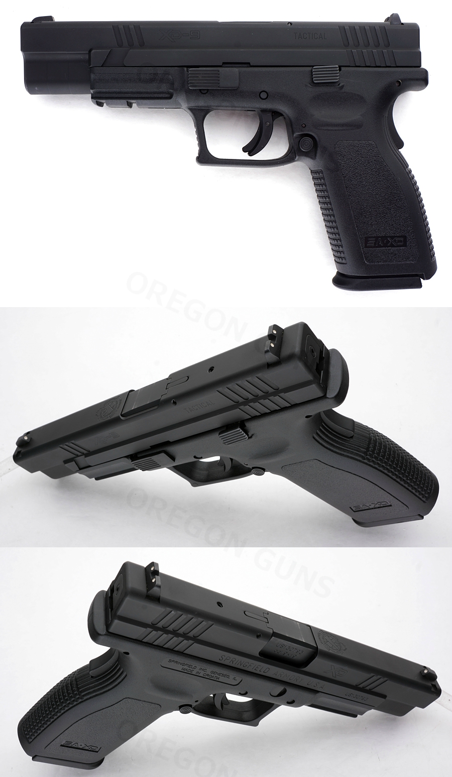 Springfield Xd-9 Tactical X-Treme Duty 5 Inch Barrel Full-Size 9mm ...