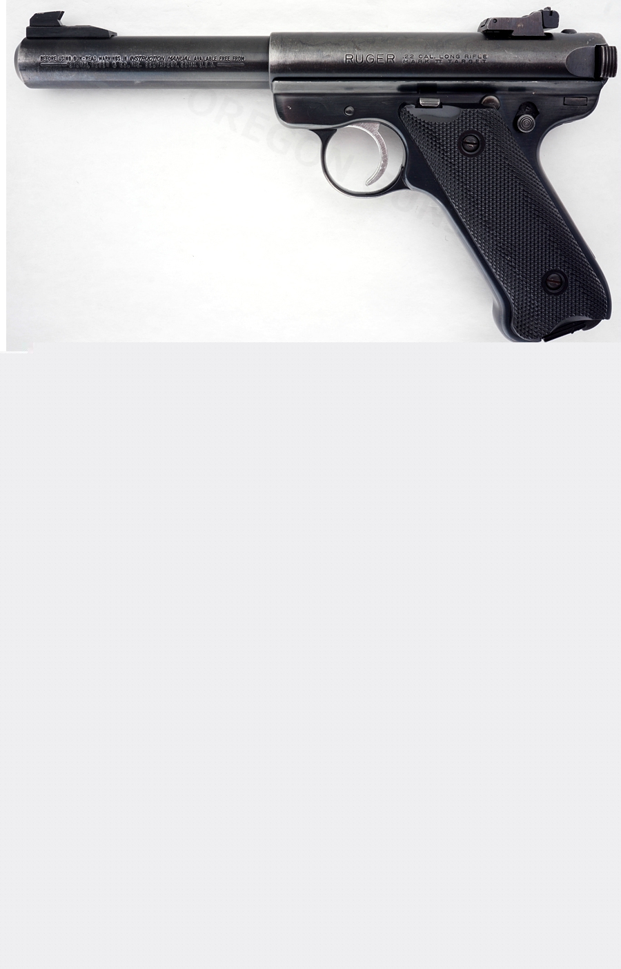 Sturm Ruger Mark Ii Target Pistol Bull Barrel Sn# 216-11061 .22 Lr For ...