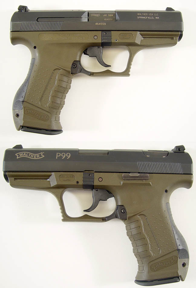 WALTHER --P99 MILITARY--40 CAL-- OLIVE GREEN-- **LNIB**