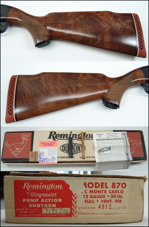 Remington 870 Tc Wingmaster Trap -- 12 Ga -- Gorgeous Wood Like Nib For ...