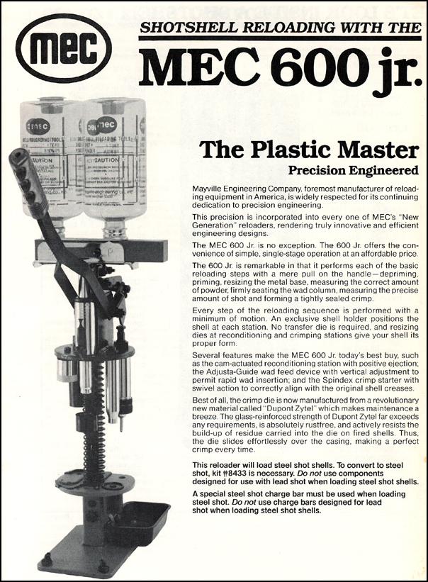Mec 600 Jr. 20ga Shotshell Reloader For Sale at GunAuction.com - 6089888
