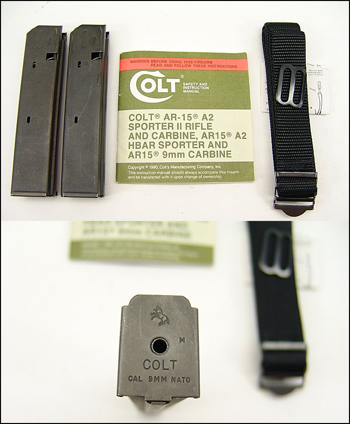 Colt Ar-15 Pre-Ban 9mm A2 Carbine 6450 Ar15 --Like New-- Not Restricted ...