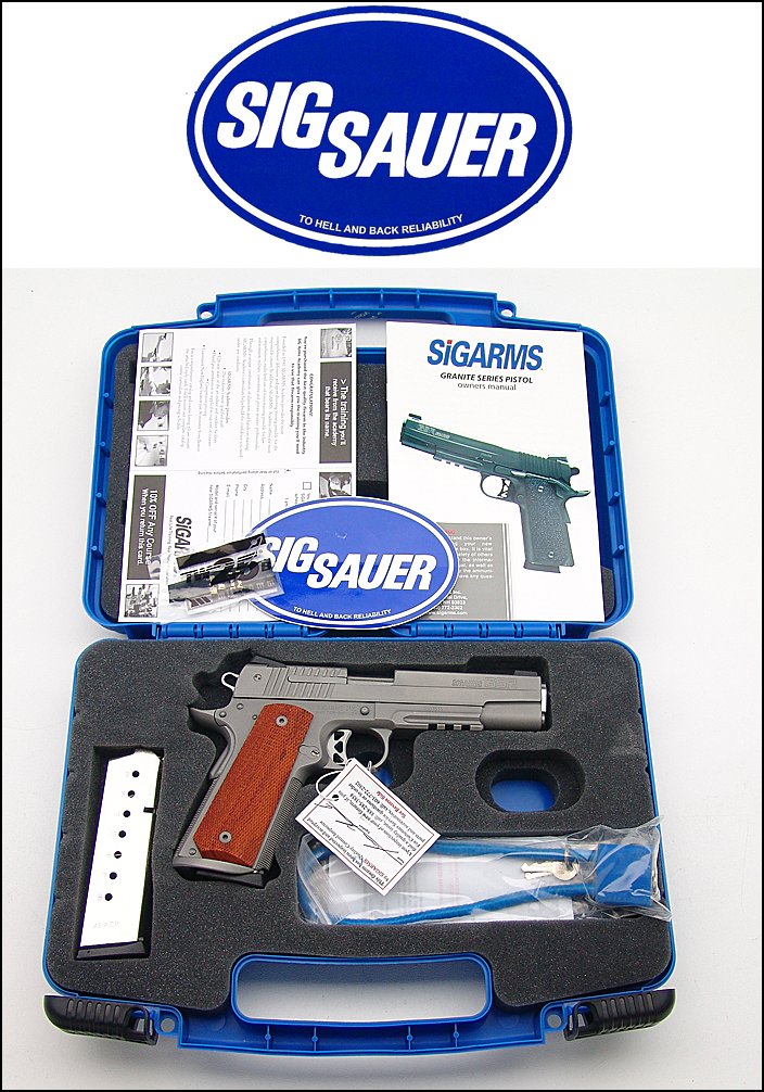 Sigarms Sig Sauer Granite Series Rail Gsr 1911 Pistol .45 Auto ...