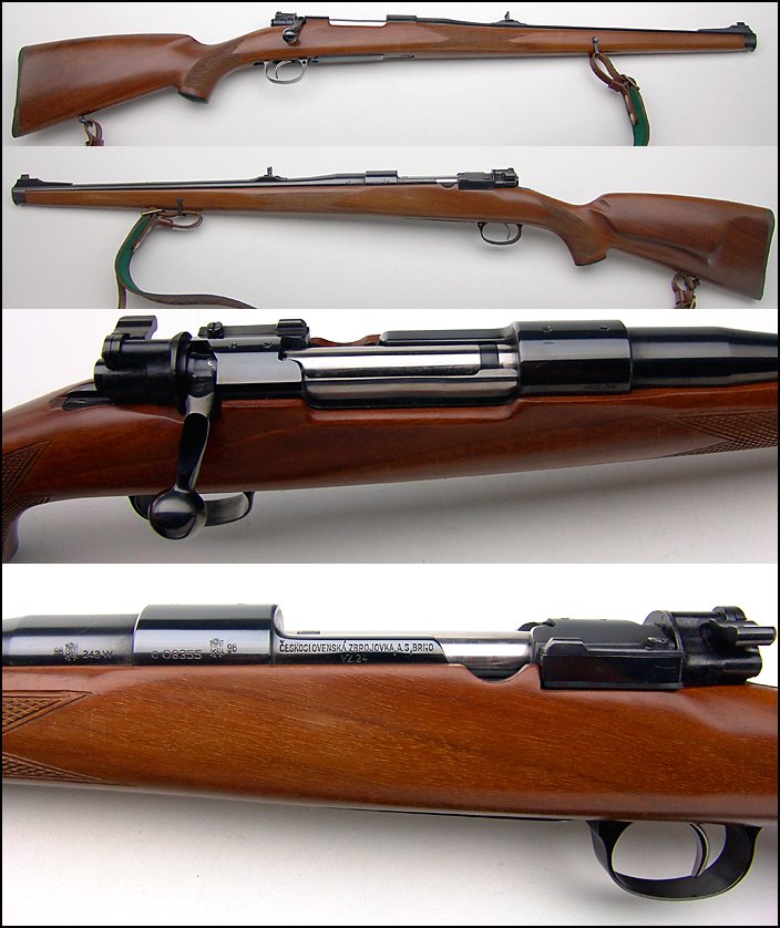 Brno Arms Model 98 Mannlicher .243 Win Mauser Bolt Action Rifle For Sale at GunAuction.com - 7078626