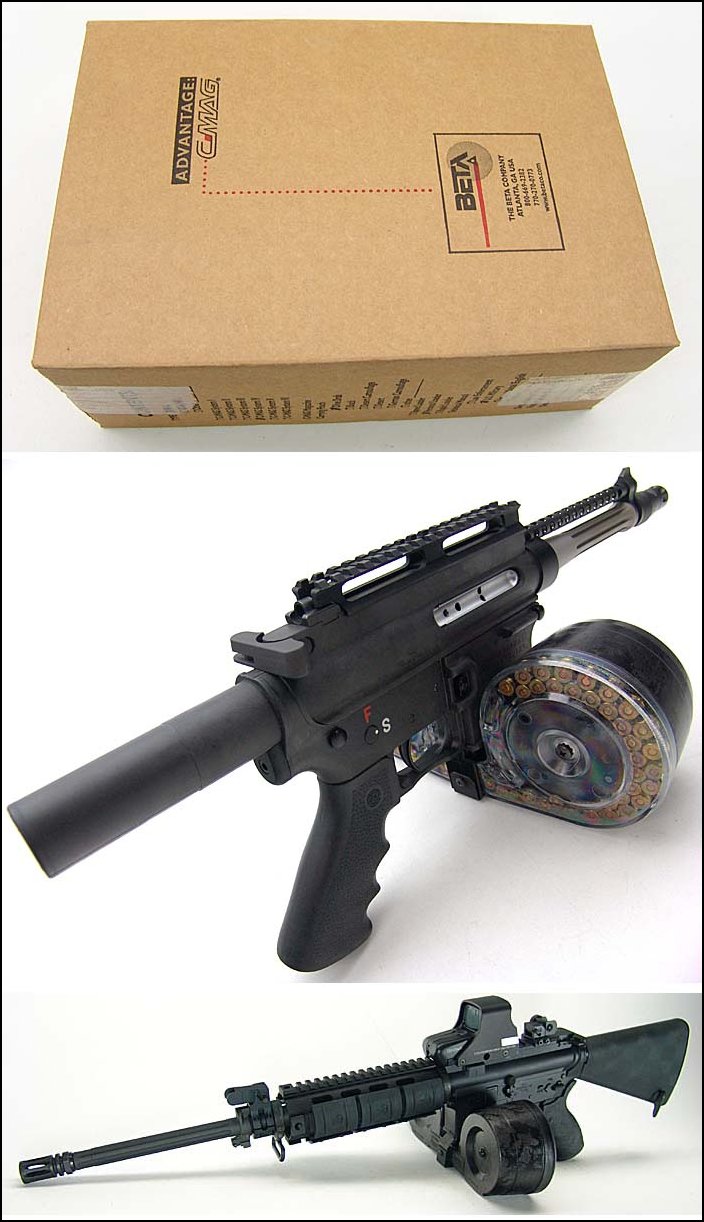 Beta C Mag M-16 Ar-15 Drum Ar15 Free Ship With Bin For Sale at ...