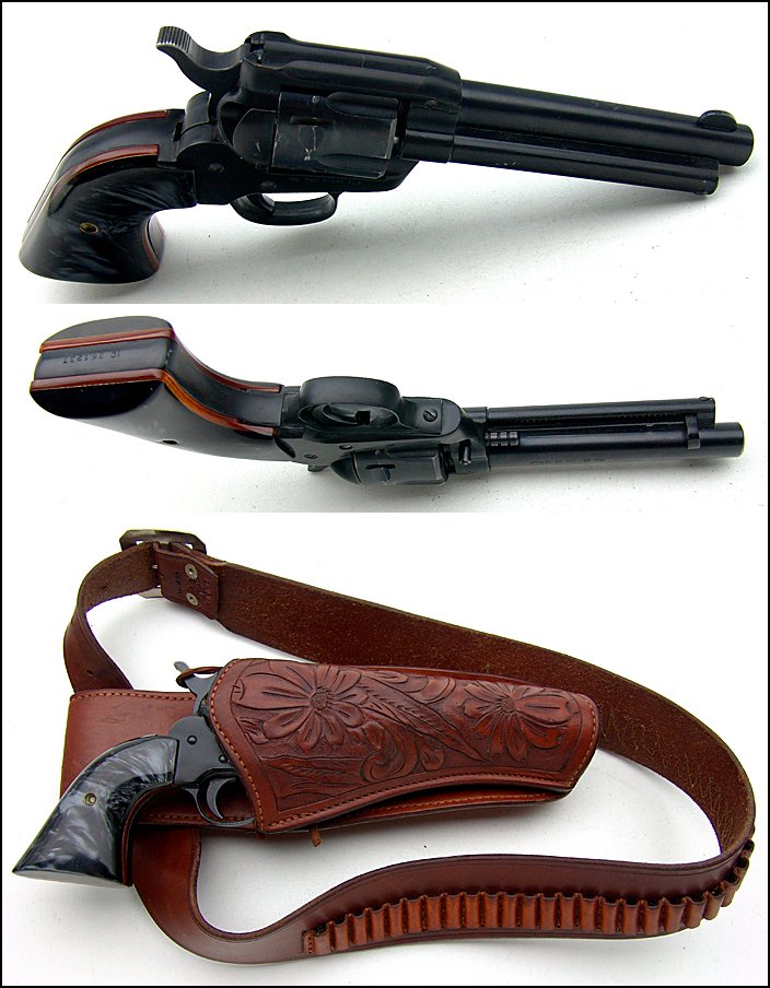 Rohm Model 66 Single Action Revolver .22 Magnum W/Belt And Holster For ...