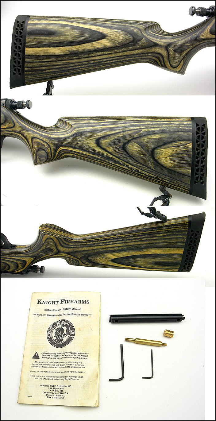 Knight Mk-85 .54 Cal Inline Black Powder Rifle Laminated Stock For Sale ...