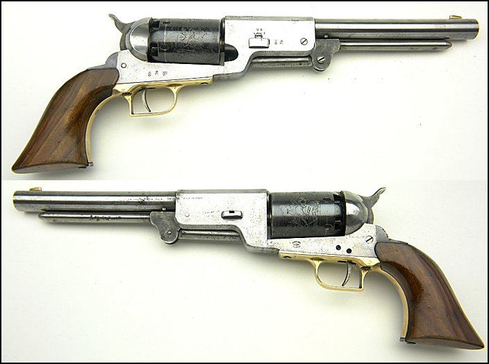 Armi San Marco 1847 Walker Model Black Powder Revolver .44 Cal. For ...