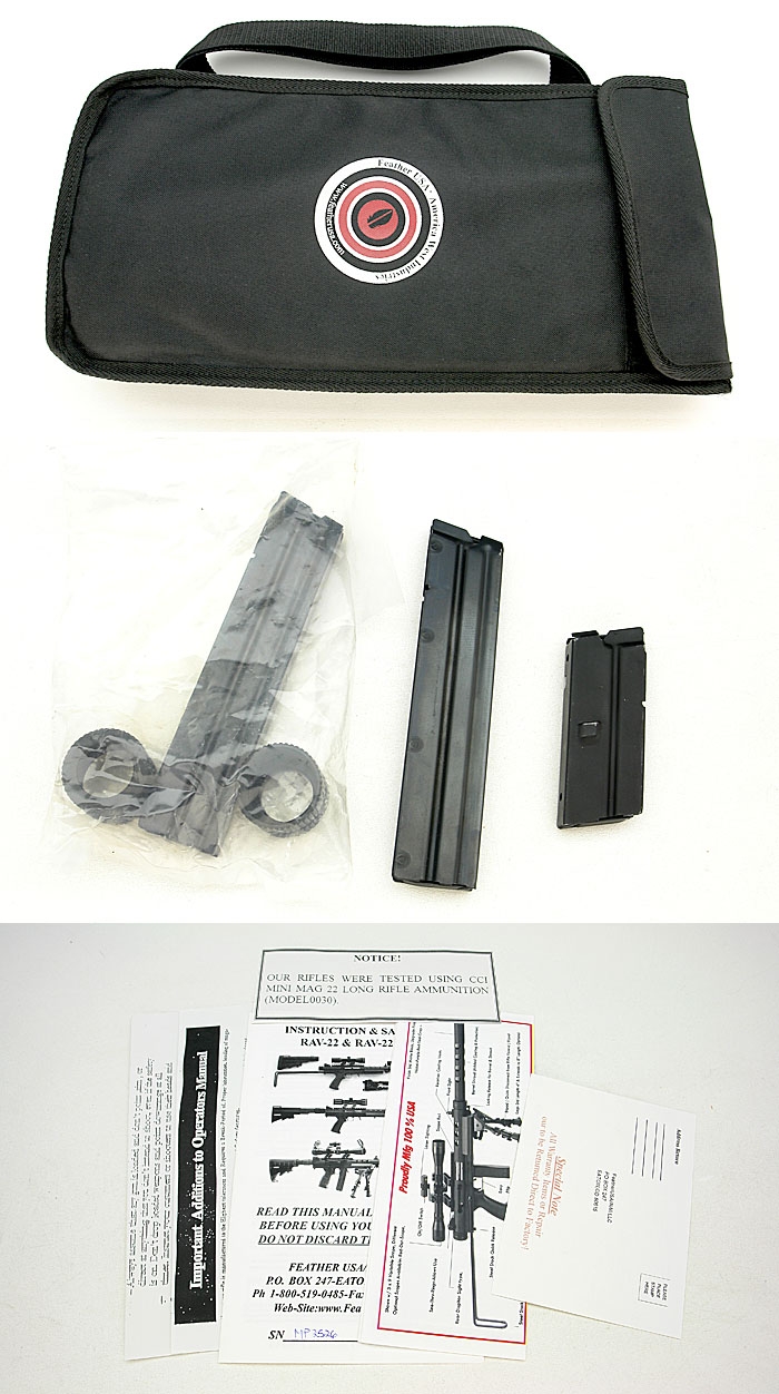 Feather Industries At-22 Semi-Auto Rifle With Case For Sale at ...