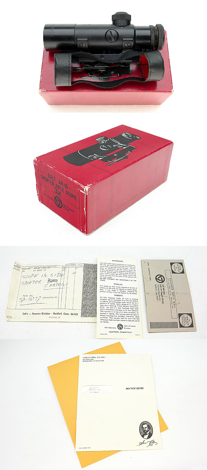 Colt Ar-15 Sp1 Ar15 Sporter Rifle Made For Rex Applegate In 1968 W ...