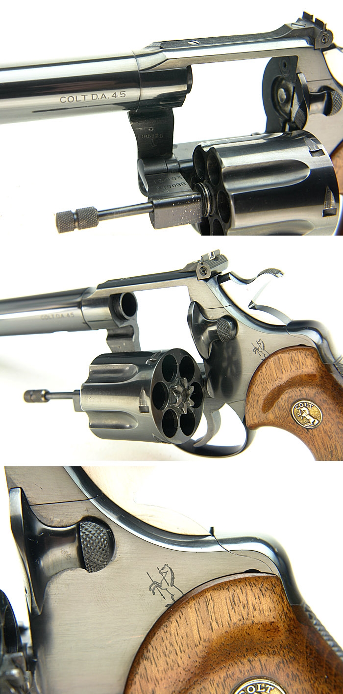 Colt Custom Built Model 1917 Revolver Da .45 Two Cylinders Made 1919 ...