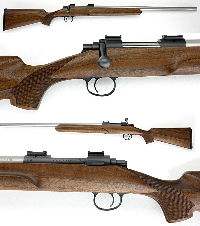 Cooper Arms Model 21 Single Shot Bolt Action Rifle .222 Remington For ...