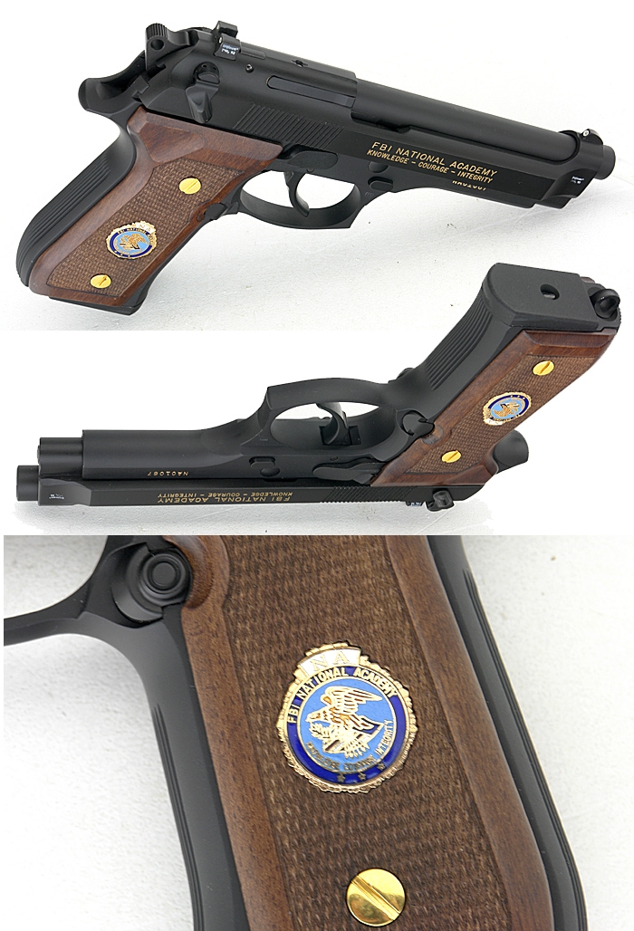 Beretta 92 Fs 9mm Fbi National Academy Award Handgun With Night Sights ...