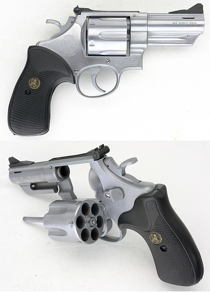 Smith & Wesson S&W Model 25-5 Custom Hard Chrome Mag-Na-Port .45 Colt ...