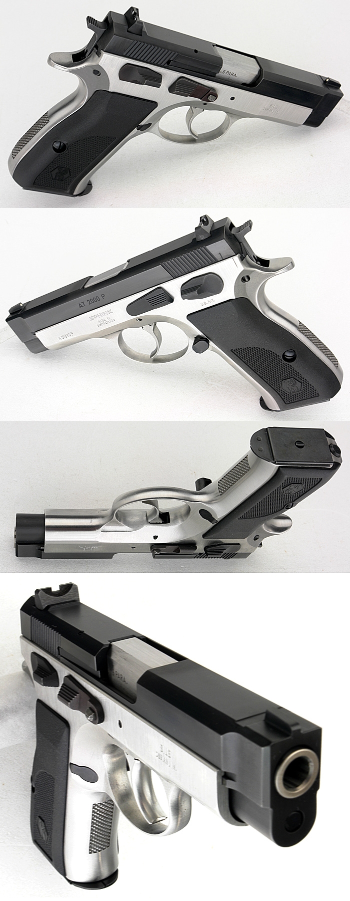 Sphinx At 2000 Compact Police Double Action 9mm Semiauto Pistol For ...